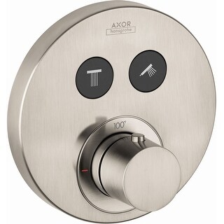 Axor 36723 ShowerSelect Round Dual Function Thermostatic Trim ...
