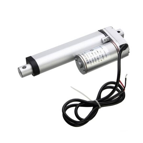 DC 12V/24V 100mm Stroke 4000N 20MM/s Linear Actuator - Silver - Bed ...