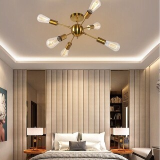 Modern Pendant Light Fixture Sputnik Chandelier Lighting Lamp Library ...