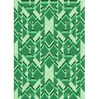 Ahgly Company Machine Washable Transitional Jade Green Area Rugs - Bed ...