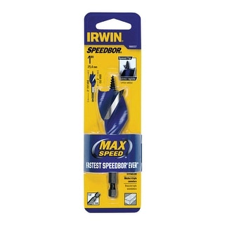 Irwin 1866037 Wood Speedbor Max Drill Bit, 1" x 4" - Bed Bath & Beyond ...