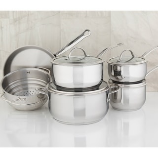 Meyer Nouvelle Stainless Steel 10-Piece Set, Made in Canada - Bed Bath ...