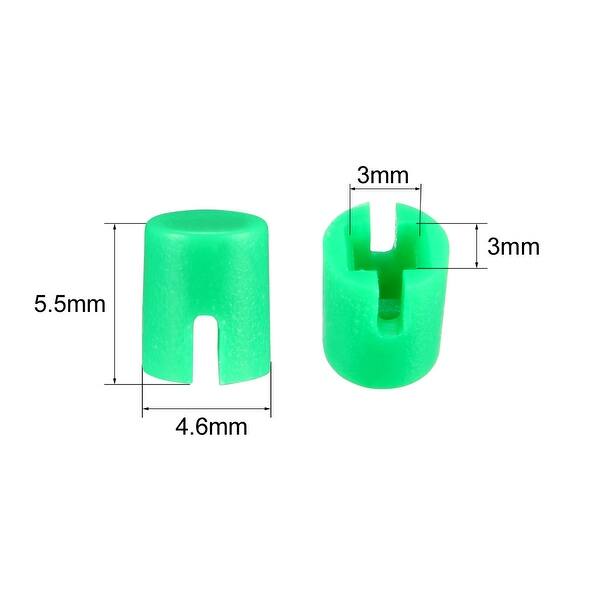 50Pcs 4.6x5.5mm Pushbutton Switch Caps Cover for 6x6x7.3mm Tact Switch ...