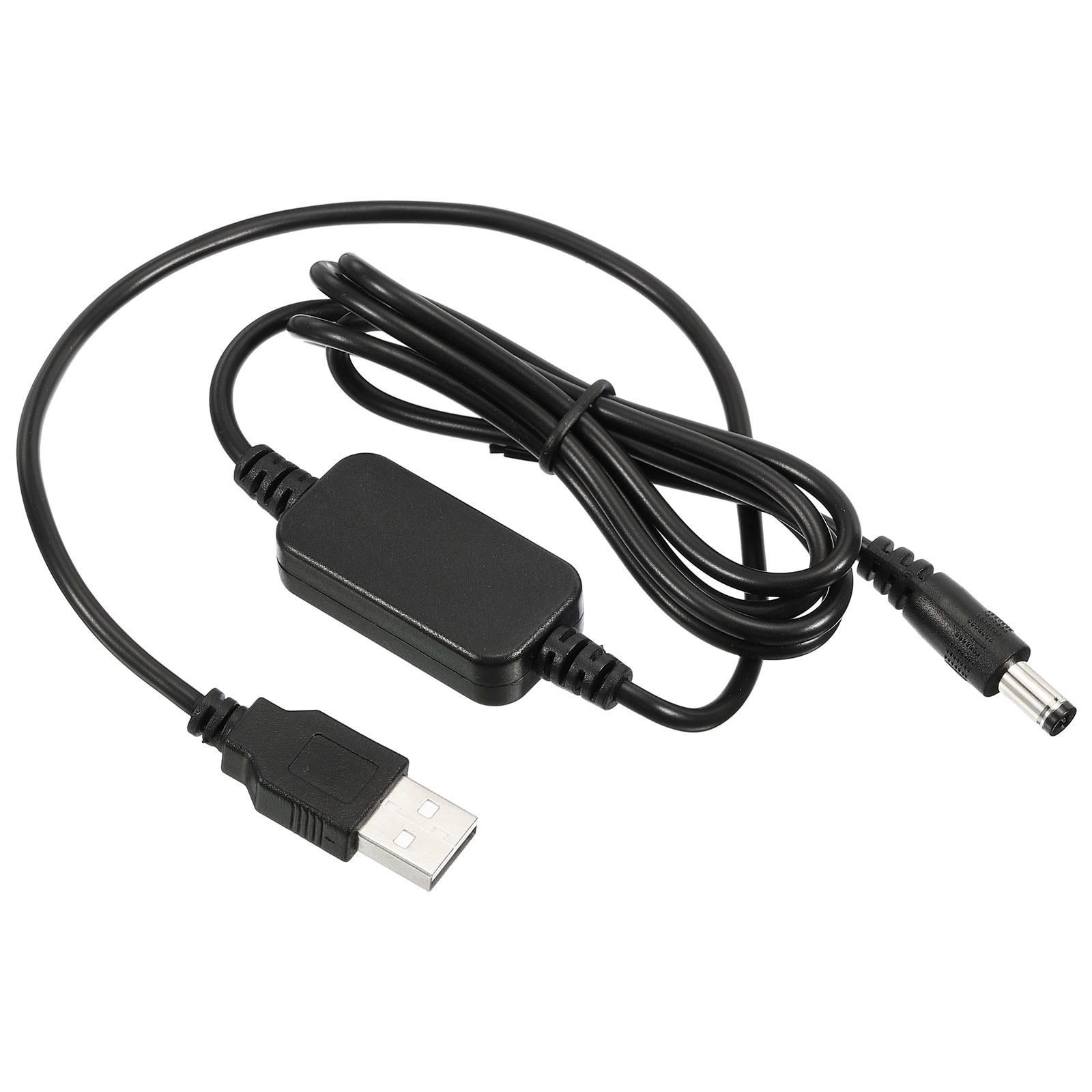 2Pcs 6W 1A USB Step Up Voltage Converter 5V to DC 9V Jack Power Cable ...