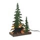 Rustic Metal Bigfoot Accent Lamp - 12.25 X 8 X 4 inches - Bed Bath ...