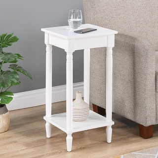 French Country Kim End Table with Shelf - Bed Bath & Beyond - 39891485