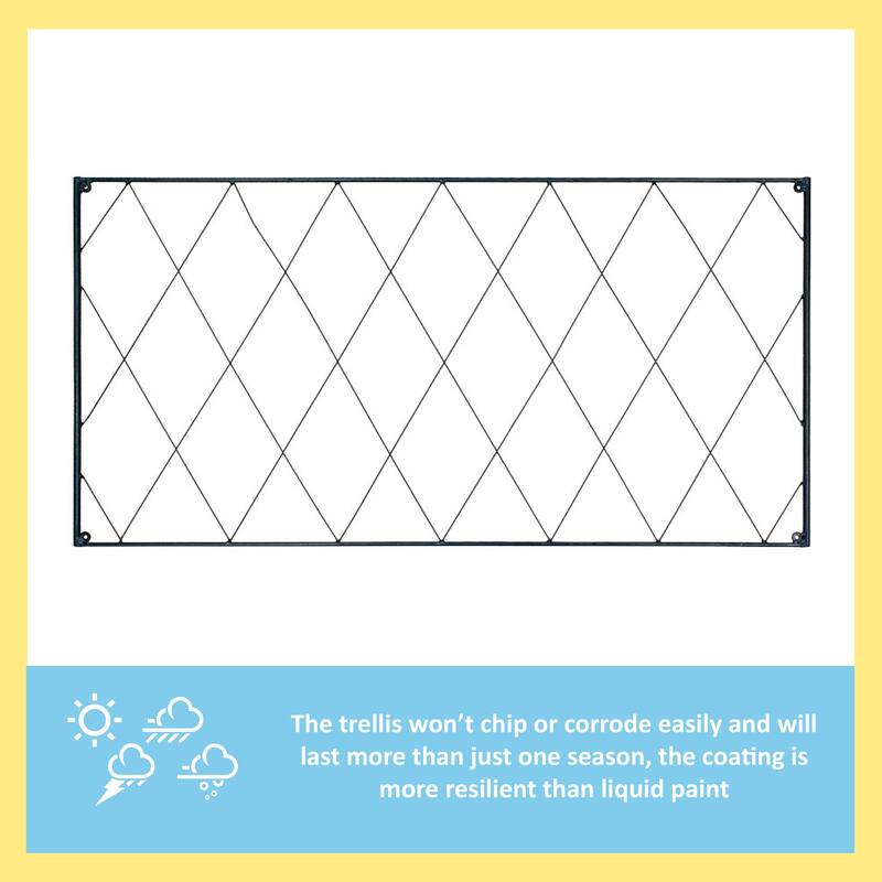 Achla Designs Traditional Oxfordshire Garden Trellis Extensions, 46 ...