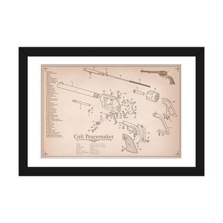 iCanvas "Colt Peacemaker Diagram 2" by Unknown Artist - Bed Bath ...