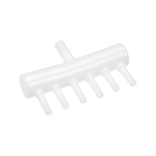 8mm to 4mm 6Way Aquarium Air Line Tubing Splitter Connector Air Flow ...