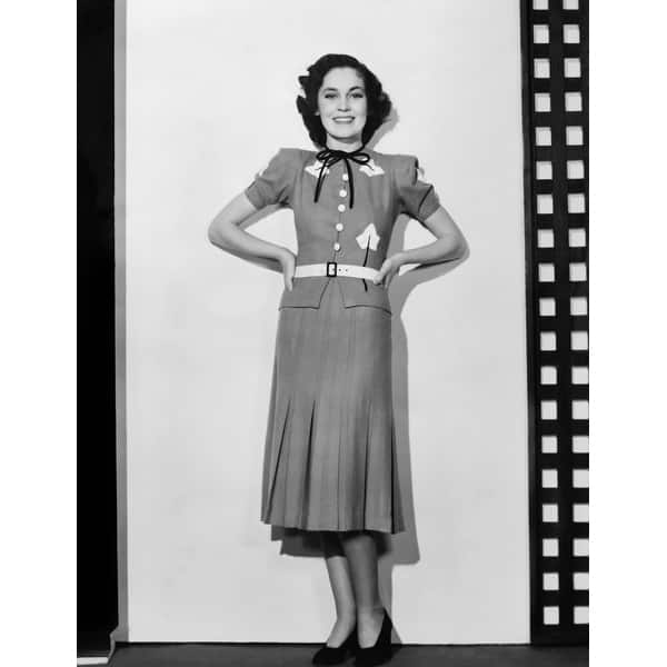 Maureen OSullivan In Outfit Designed By Rene Hubert Portrait - Bed Bath ...