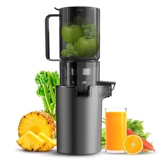 Masticating Juicer Machines, 4.1-inch (104MM) Slow Cold Press Juicer ...