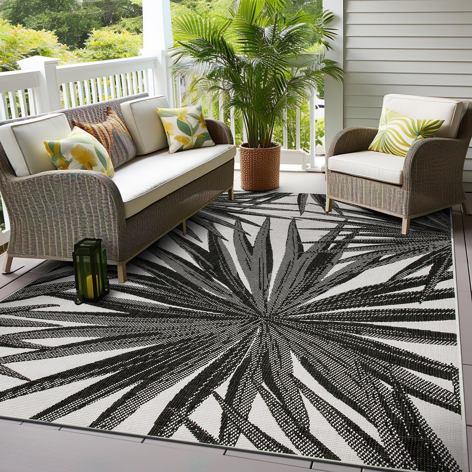 Floral & Botanical Outdoor Rugs - Bed Bath & Beyond