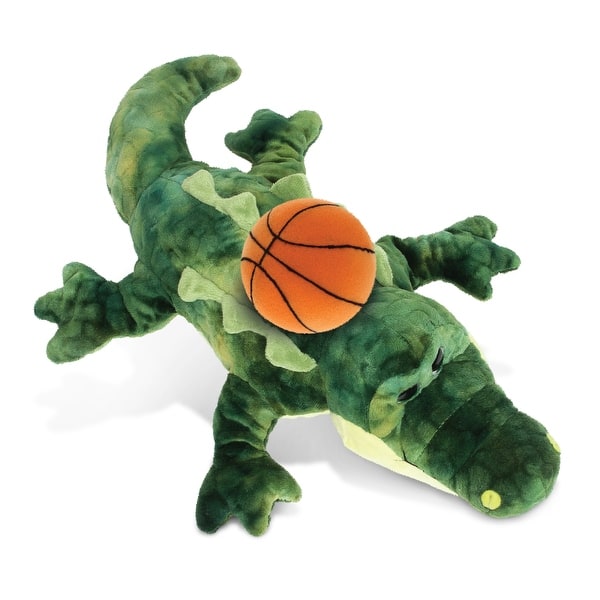 DolliBu Soft Huggable Gator Stuffed Animal with Basketball Plush - 18 ...