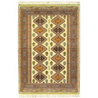 Canvello 2000s Hand Knotted Silkroad Vintage Ardabill Rug - 4'4'' X 6'2 ...