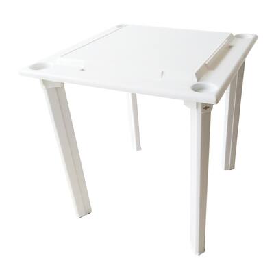 Bene Casa waterproof plastic game table with drinks holder, built in ...