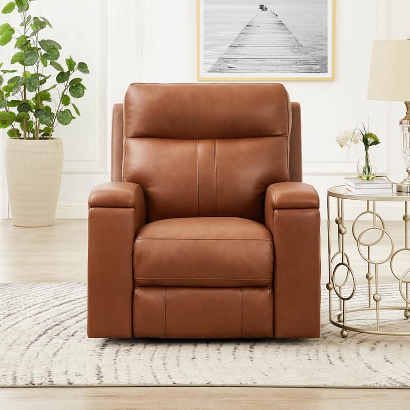 Hydeline Royce Zero Gravity Power Recline and Headrest Top Grain ...