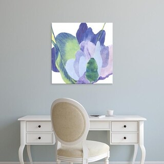 Easy Art Prints Carolyn Roth's 'False Indigo II' Premium Canvas Art ...