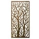 Stratco 6 x 3 Foot Steel Privacy Screen Wall Art Panel, Forest Design ...