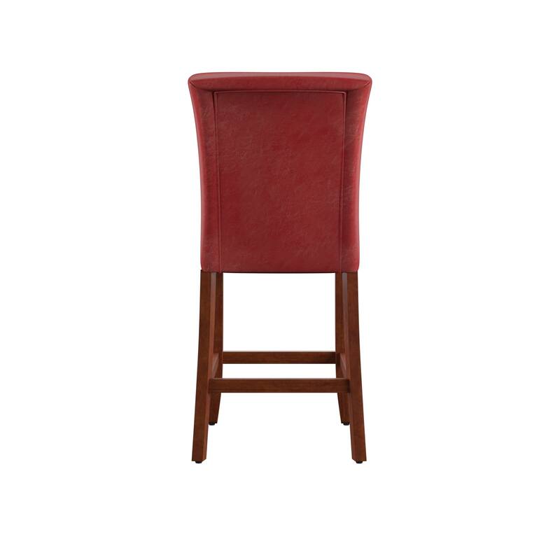 Parson Classic Upholstered High Back Counter Height Chairs (Set of 2 ...