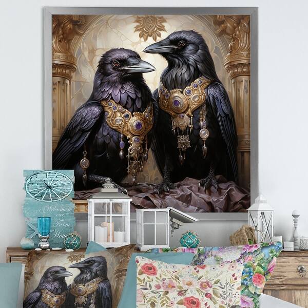 crows art print