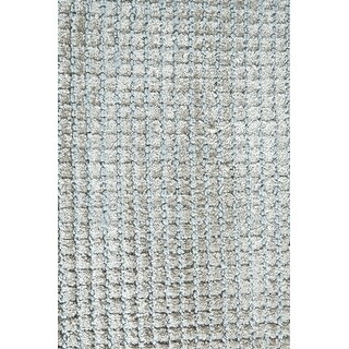 Sarma Soft Minimalist Viscose Rug, Spa Blue, Area Rug - Bed Bath ...