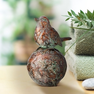 Bird On Floral Orb 8" - 8 - Bed Bath & Beyond - 39942906