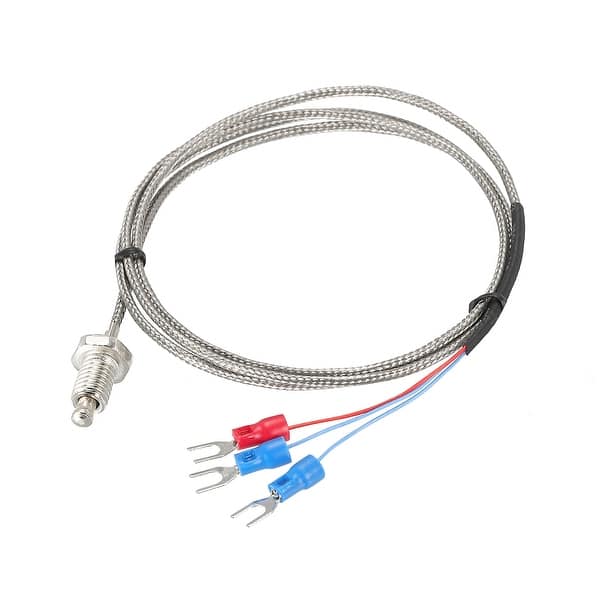 K Type Temperature Sensor M8 Thermocouple 3.3ft -50 to 200°C(-58 to 392 ...