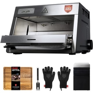 The Otto Wilde Grill Pro Outdoor Infrared Steak Grill with Accessories ...