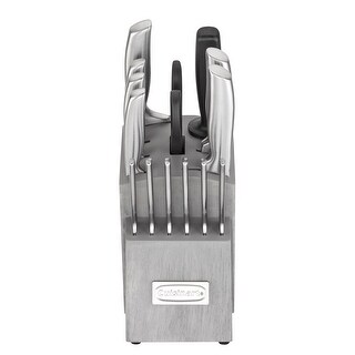 15pc German Stainless Steel Hollow Handle Cutlery Block Set - Bed Bath ...