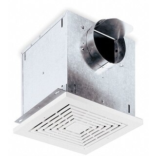 Ceiling Ventilator: 231 cfm Max Airflow, Variable Speeds, 1.7 sones ...