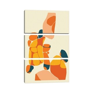 iCanvas "Acid Test" by Jazzberry Blue 3-Piece Canvas Wall Art Set - Bed ...