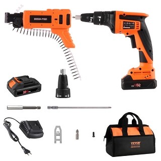 VEVOR Drywall Screw Gun,20V Max Drywall Screwgun,4200RPM Brushless ...
