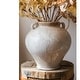 RusticReach Large French Country White Ceramic Flower Vase - Bed Bath ...