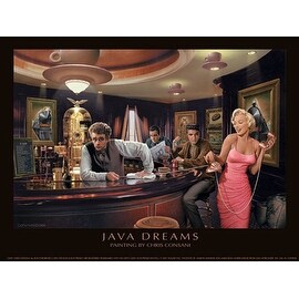 ''Java Dreams'' by Chris Consani Humor Art Print (11 x 14 in.) - Bed ...