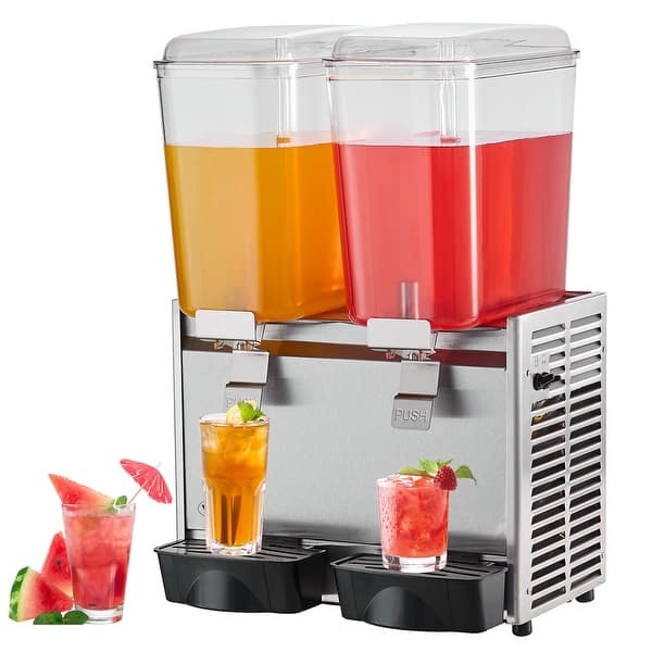VEVOR Commercial Beverage Dispenser 1/2/3 Tanks Ice Tea Drink Machine ...