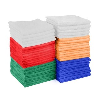 Household Cleaning Supplies Microfiber Cleaning Cloths - Pack Of 50 ...