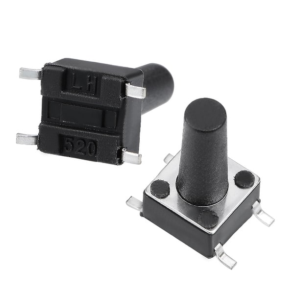 6x6x12mm Momentary Panel PCB SMD SMT Push Button SPST Tactile Tact ...