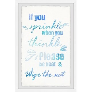 'Please Be Neat' Framed Painting Print - Bed Bath & Beyond - 32964453