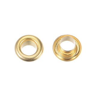 100set Grommets Kit Metal Eyelets 4.5mm Grommet for Shoes Clothes, Gold ...