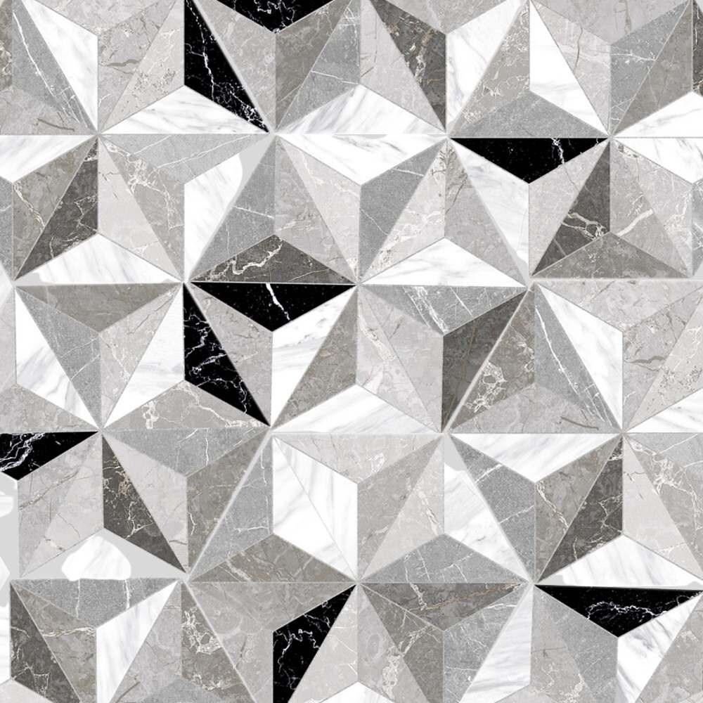 The Tile Life Cadiz 8" x 9" Grey Matte Porcelain Tile Flooring and Wall ...
