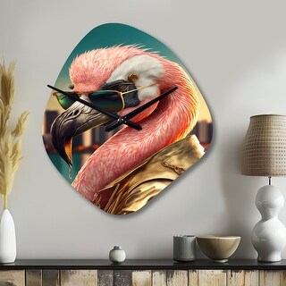 Flamingo Gangster In NYC III - Flamingo Gangster Mafia Wall Clock in ...