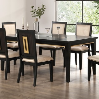 Furniture of America Nyx Modern Espresso 72-inch Wood Dining Table ...