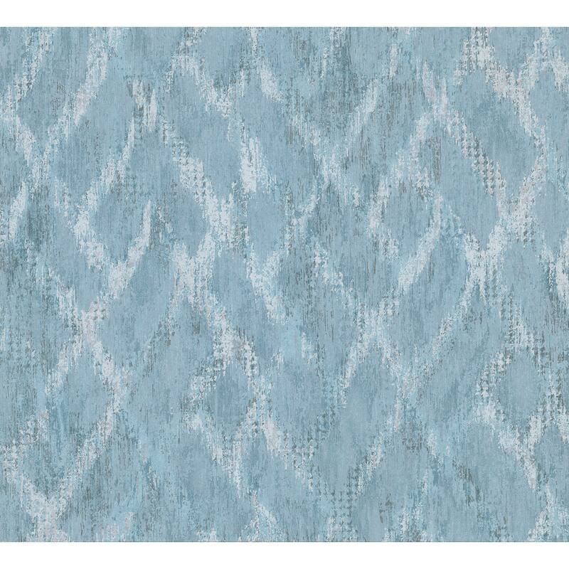 Michael, Bunter Grey Distressed Geometric, 33' L X 21" W, Wallpaper ...