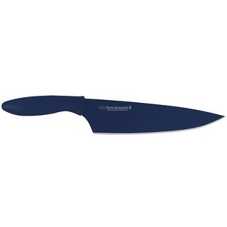 Kai AB5076 Pure Komachi 2 Chef's Knife with Sheath, 8-Inch - Navy Blue ...