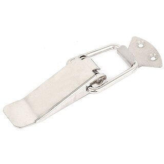 Silver Tone Metal Spring Loaded Case Catch Toggle Box Chest Latch - Bed ...