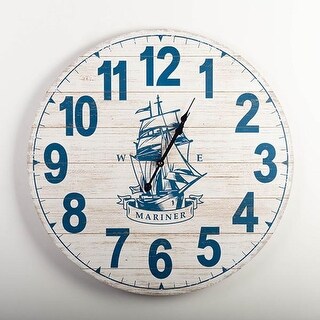Mariner With Sail Boat Wall Clock - Bed Bath & Beyond - 40305400