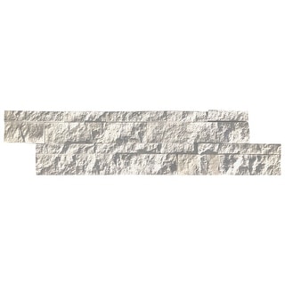 Fresca Limestone Split Face 6" x 24" Ledger Panel Mosaic - On Sale ...