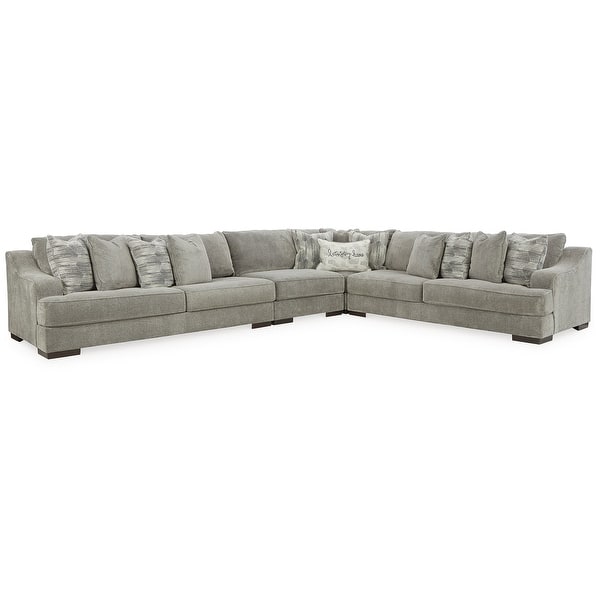 Signature Design by Ashley Bayless Smoke 4-Piece Sectional - 169"W x ...