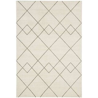 Zane Ivory Tribal Pattern Wool Rug - On Sale - Bed Bath & Beyond - 40313387