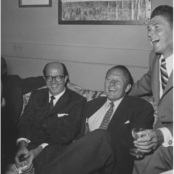 Art Linkletter Ronald Reagan and Phil Silvers Photo Print - Bed Bath ...